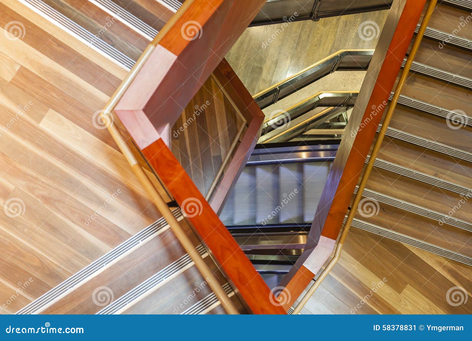 Stairs and escalator stock image. Image of design, building - 58378831