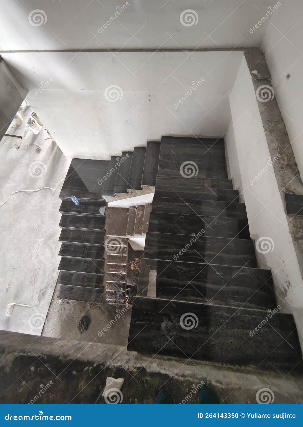 Stairs Finishing in Progress Stock Photo - Image of beam, architecture ...