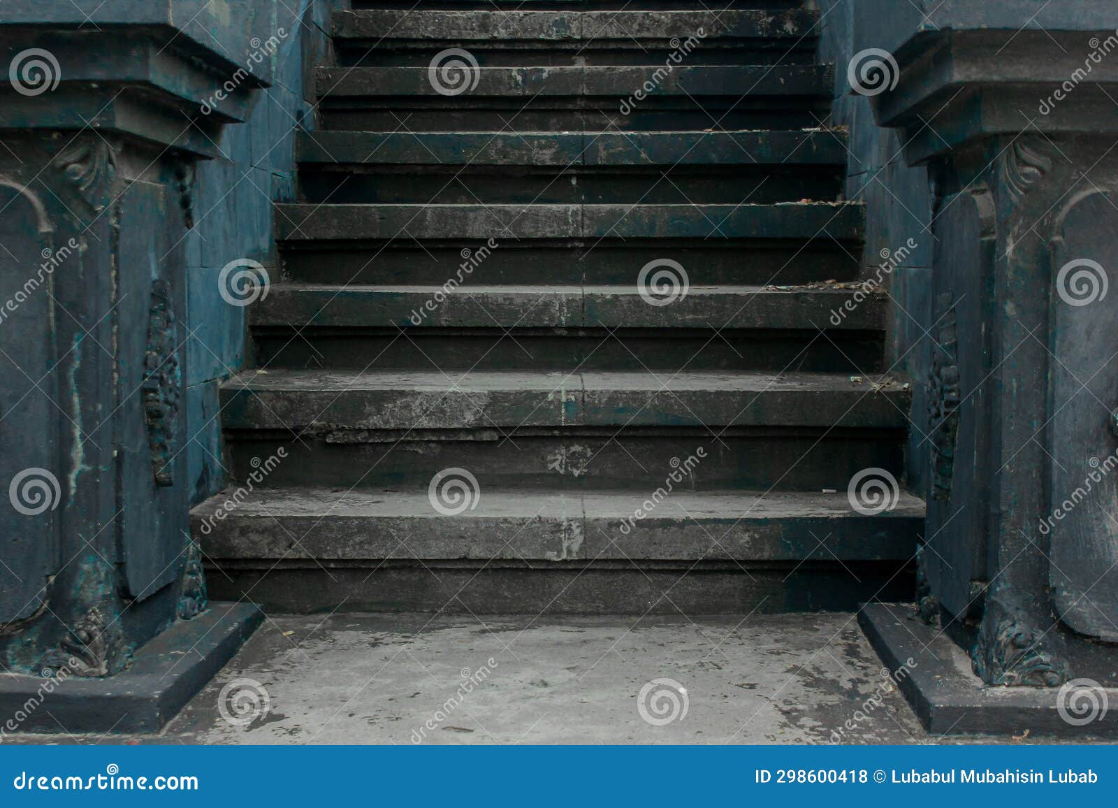 Stairs Going Up the Temple Building Stock Photo - Image of monument ...