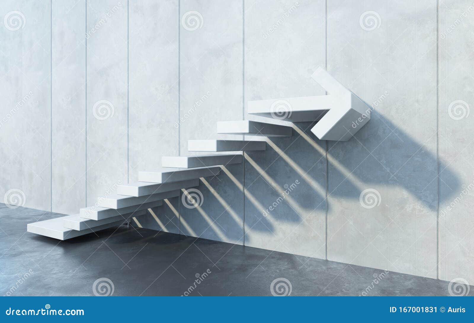 Stairs Going Upward, 3d Rendering Stock Image - Image of effort, moving ...