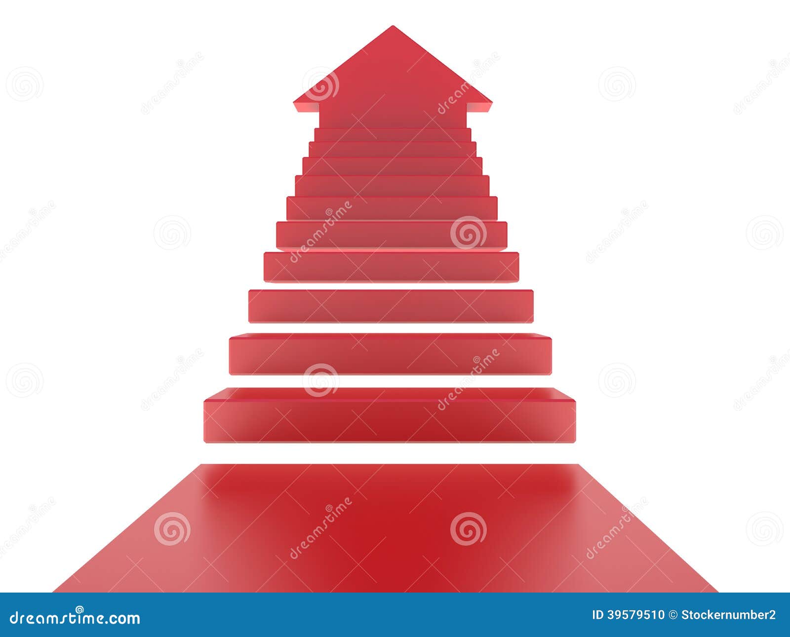 Stairs going upward stock illustration. Illustration of forward - 39579510