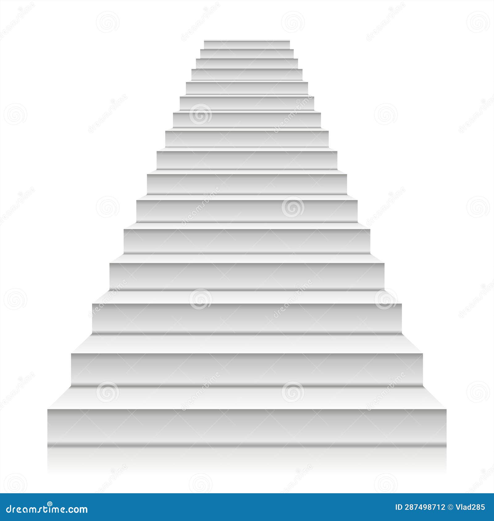 Stairs gray steps stock vector. Illustration of concept - 287498712
