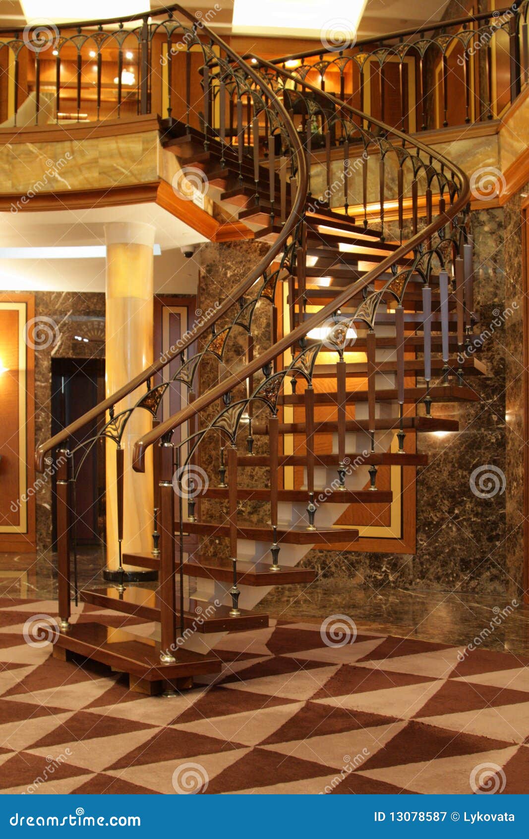 Stairs in hotel stock image. Image of gorgeous, stairs - 13078587