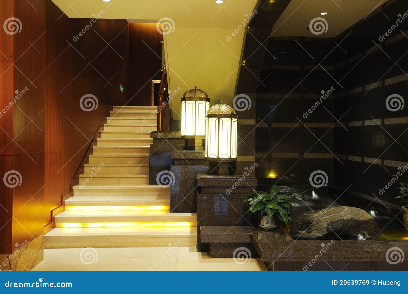 Stairs in the hotel stock image. Image of decor, ceilings - 20639769