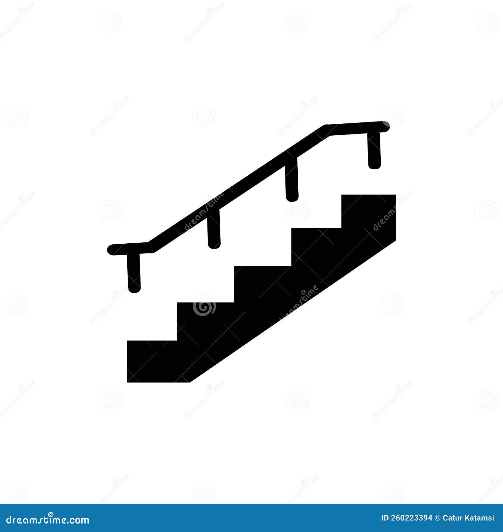 Stairs icon logo vector stock illustration. Illustration of exit ...