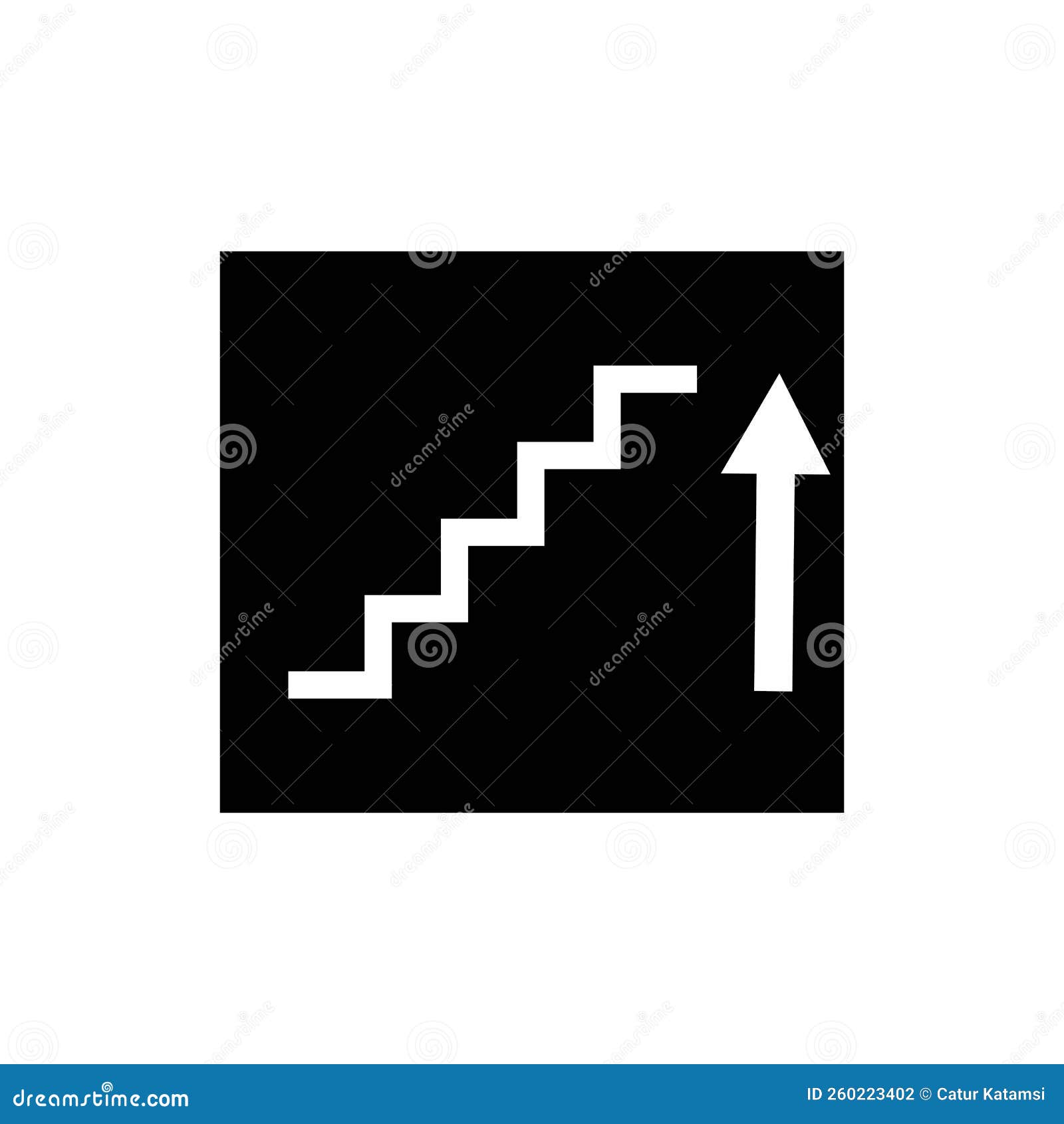 Stairs icon logo vector stock illustration. Illustration of board ...