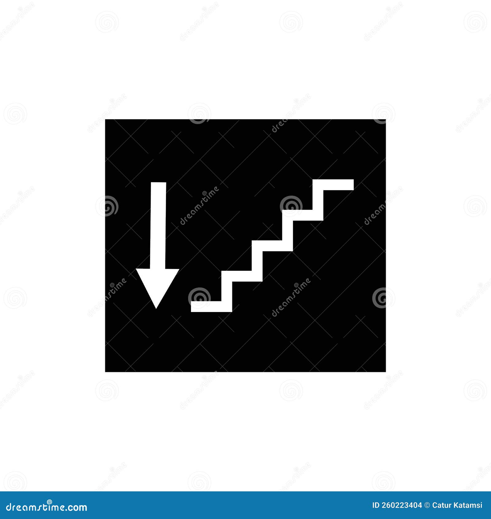 Stairs icon logo vector stock illustration. Illustration of icon ...