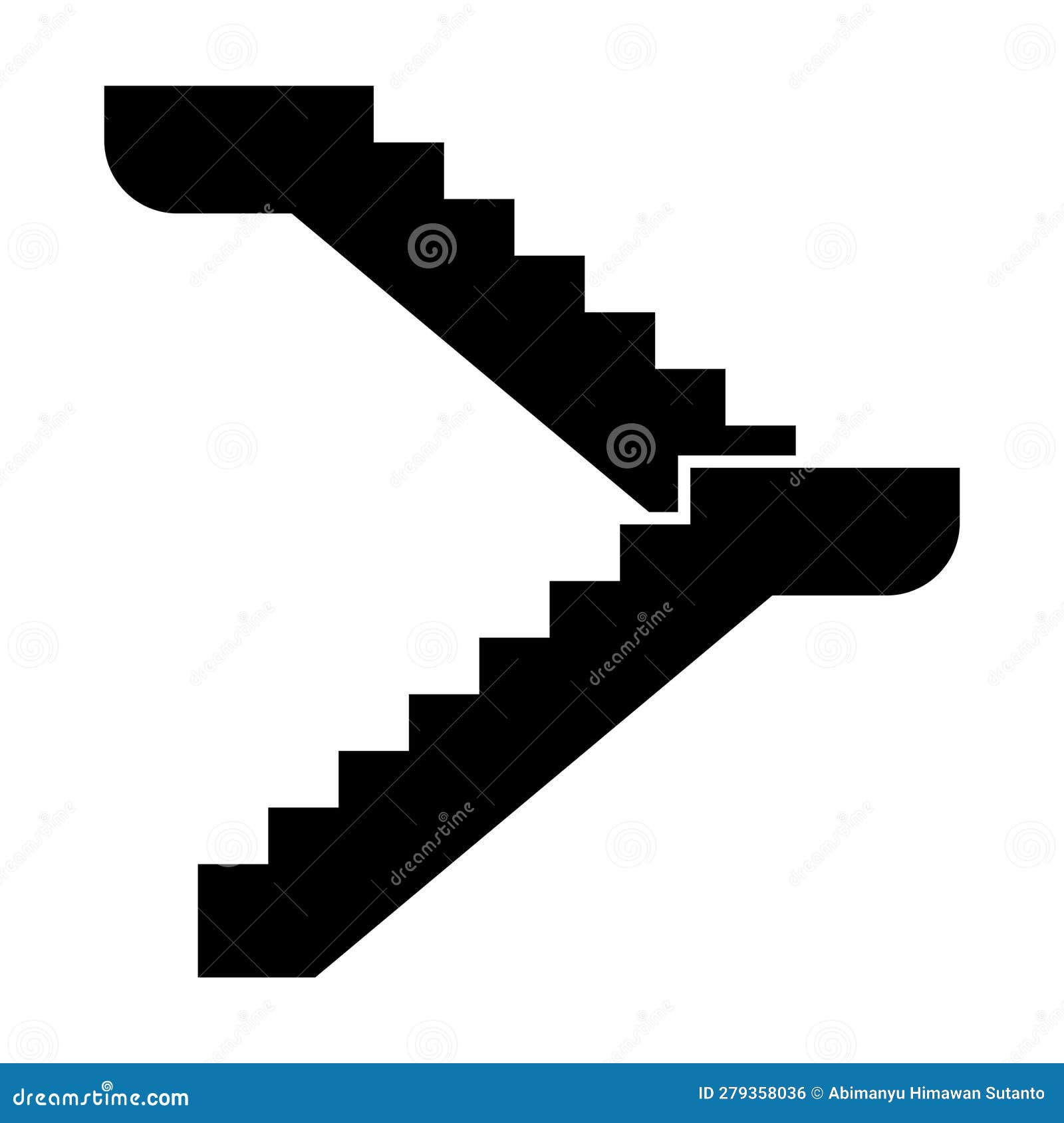 Stairs icon vector stock vector. Illustration of person - 279358036