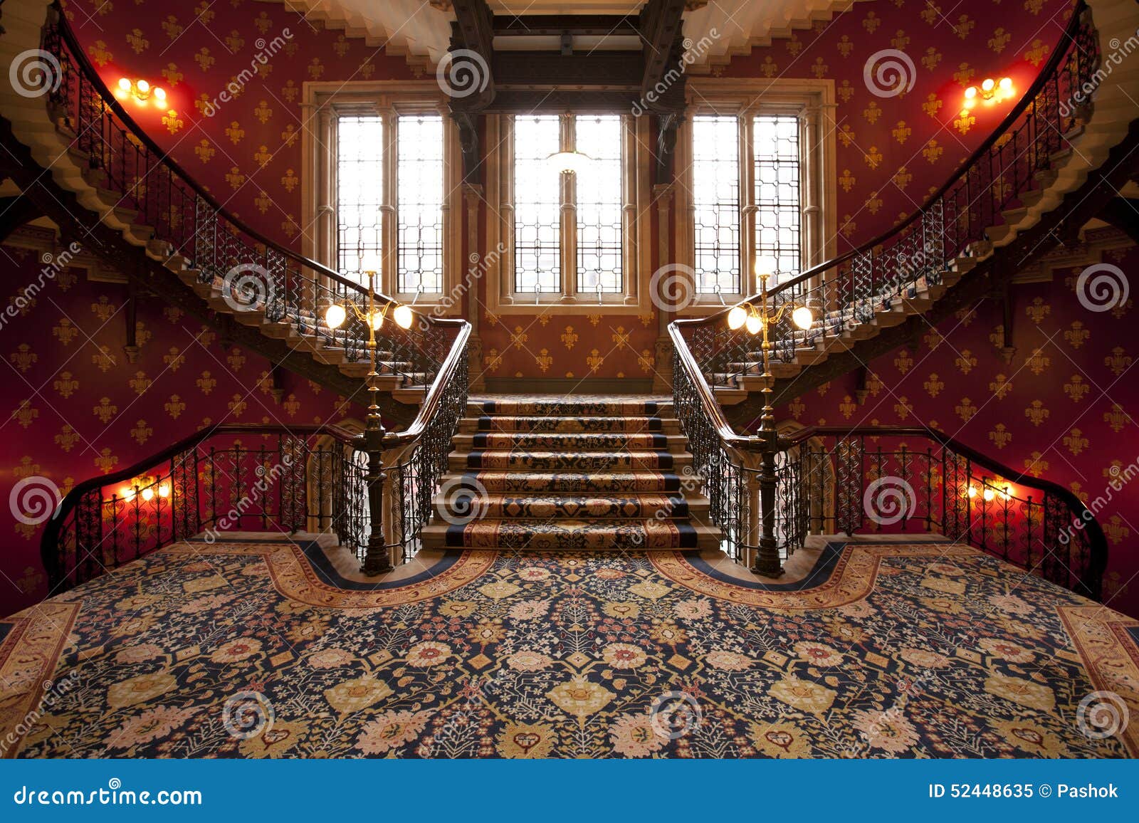 Stairs stock image. Image of geometric, glamorous, baroque - 52448635