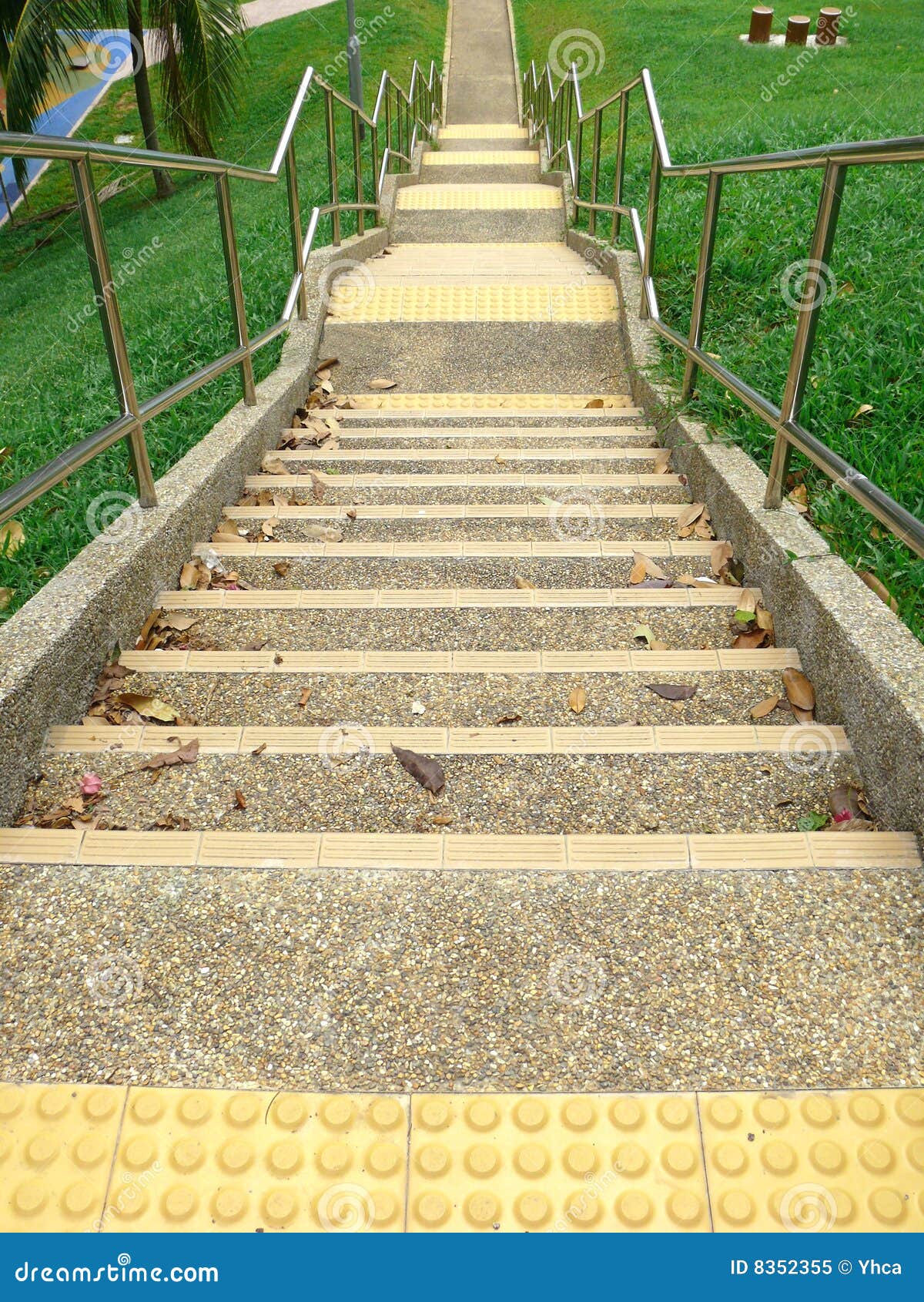 Stairs leading down stock image. Image of descending, stairparts - 8352355