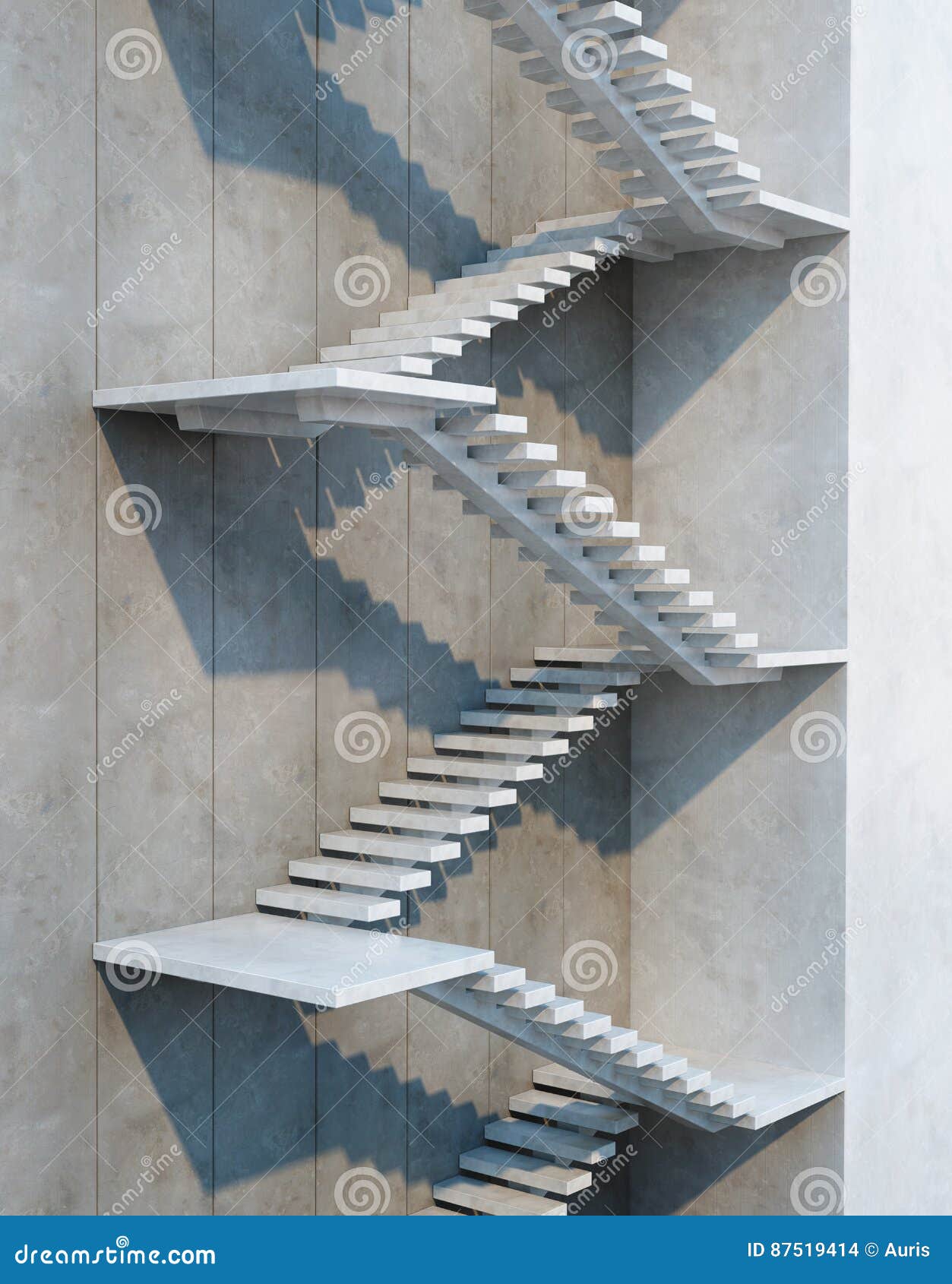 Stairs leading upward stock illustration. Illustration of step - 87519414