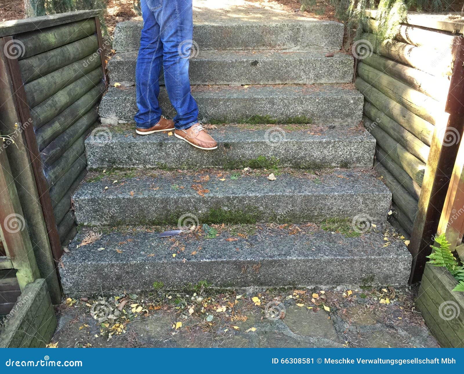 Stairs with legs in jeans stock image. Image of stairs - 66308581