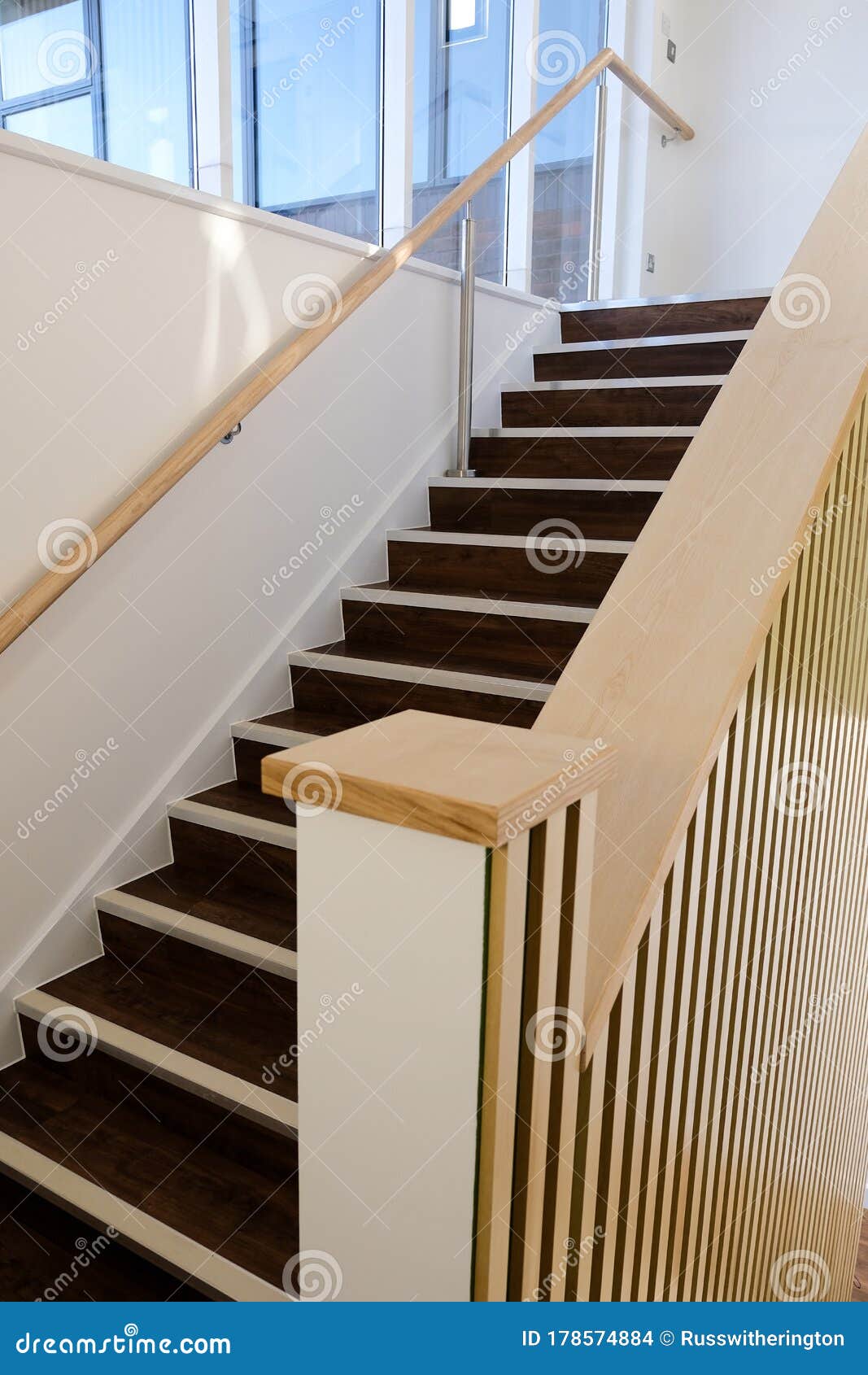 Some interior stairs stock photo. Image of entrance - 178574884