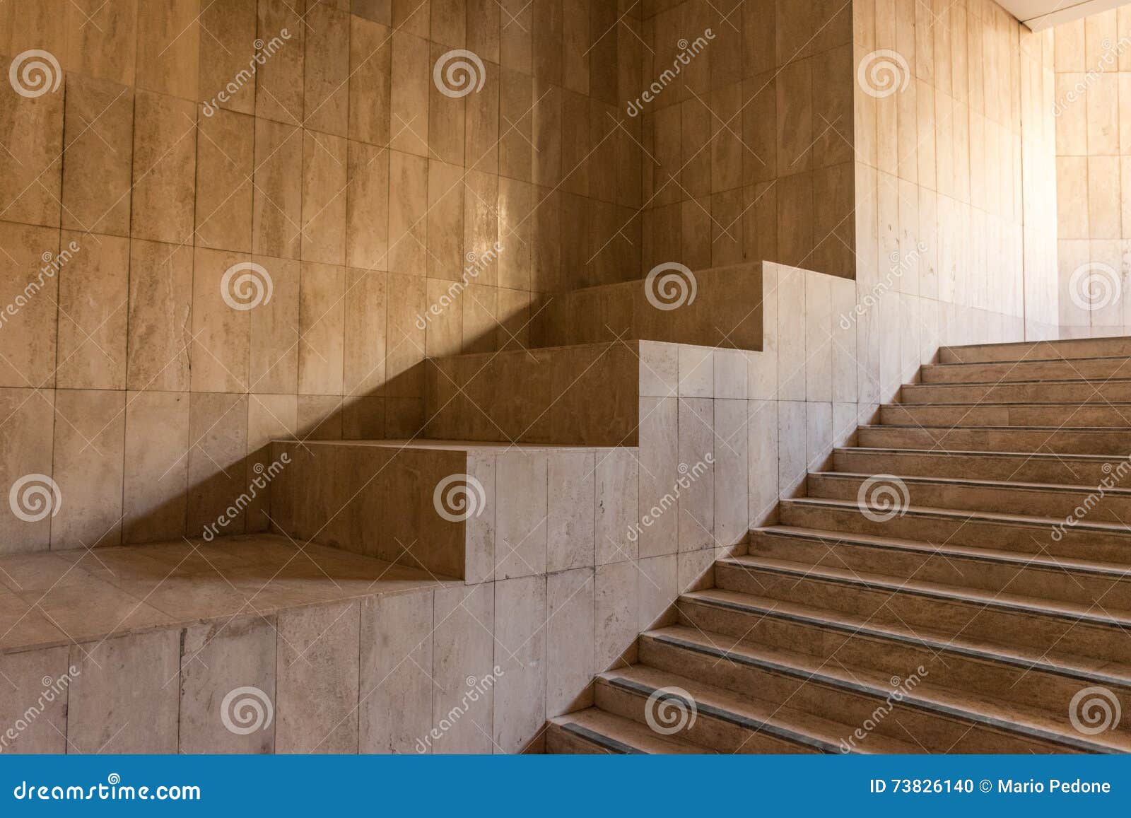 Stairs in the mosque stock photo. Image of minaret, casablanca - 73826140