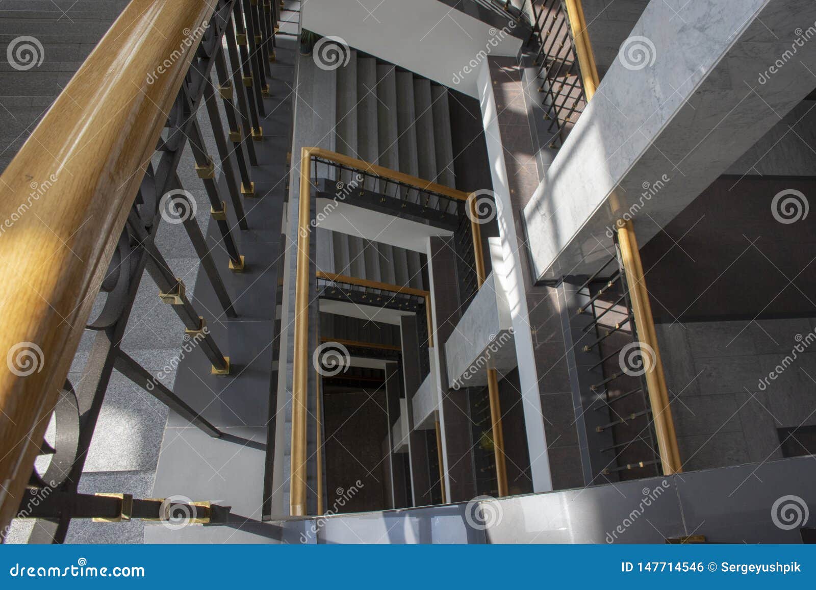 Stairs in Multi-storey Building Stock Photo - Image of multistorey ...