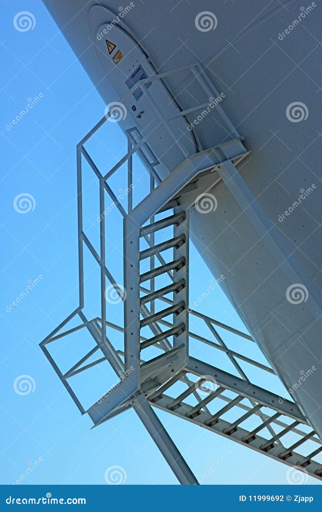 Stairs on Oil rig stock photo. Image of energy, blue - 11999692