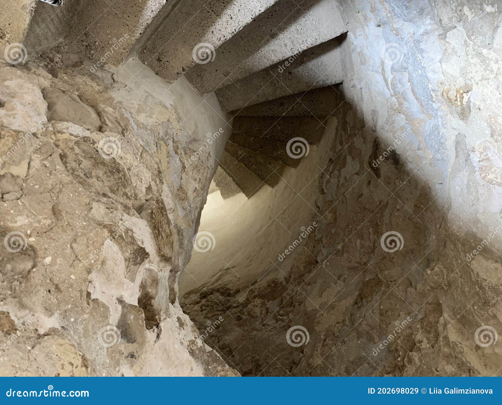 Stairs of an old castle stock image. Image of travel - 202698029