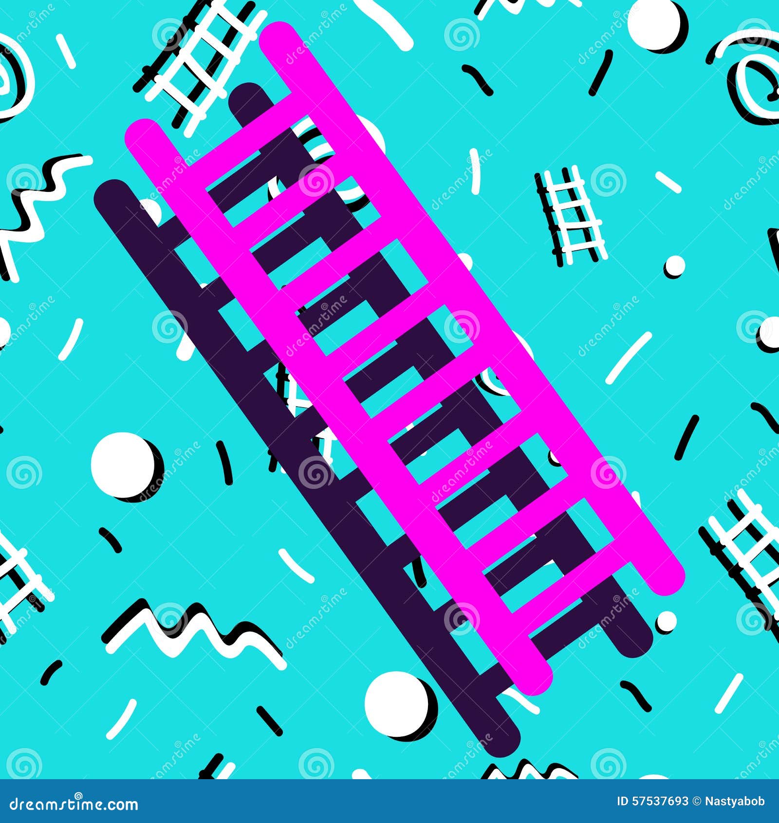 Stairs pattern stock vector. Illustration of doodle, pattern - 57537693