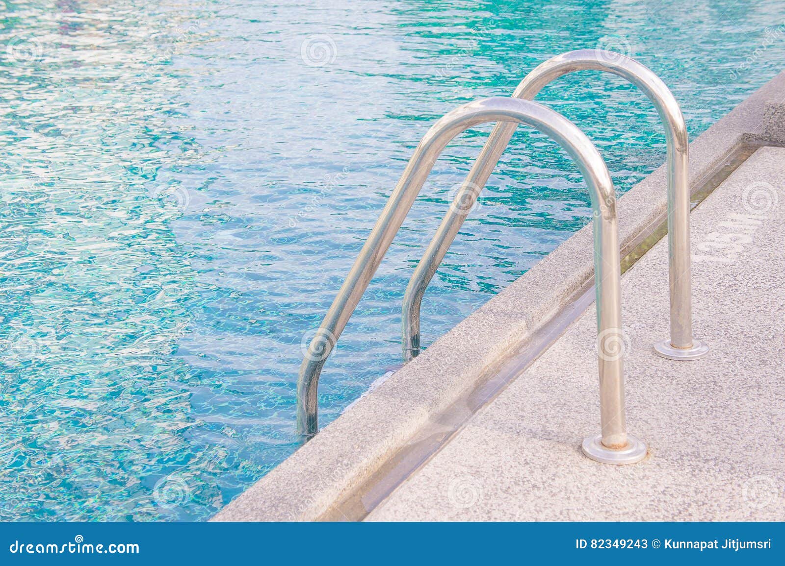Stairs In The Pool. Stock Photo | CartoonDealer.com #104791116