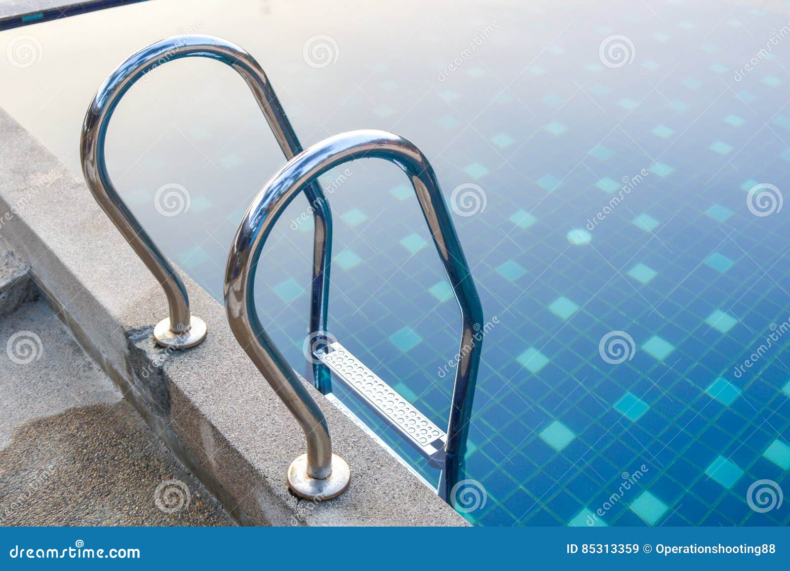 Stairs pool stock image. Image of poolside, swim, pool - 85313359