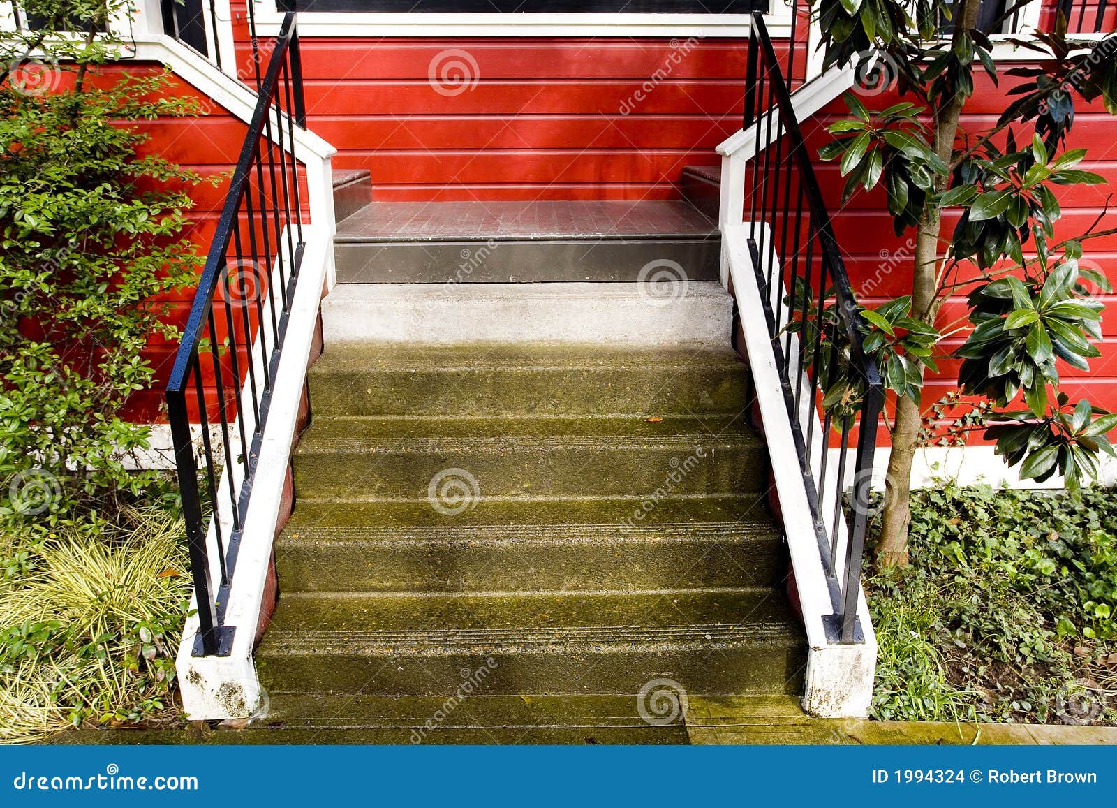 Stairs, Red House stock photo. Image of wooden, siding - 1994324