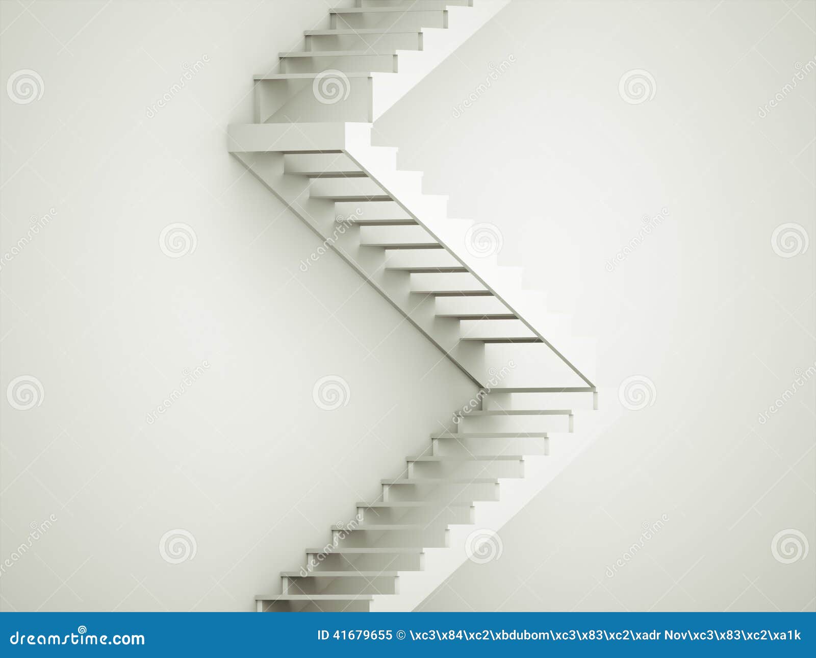 Stairs rendered stock illustration. Illustration of corner - 41679655