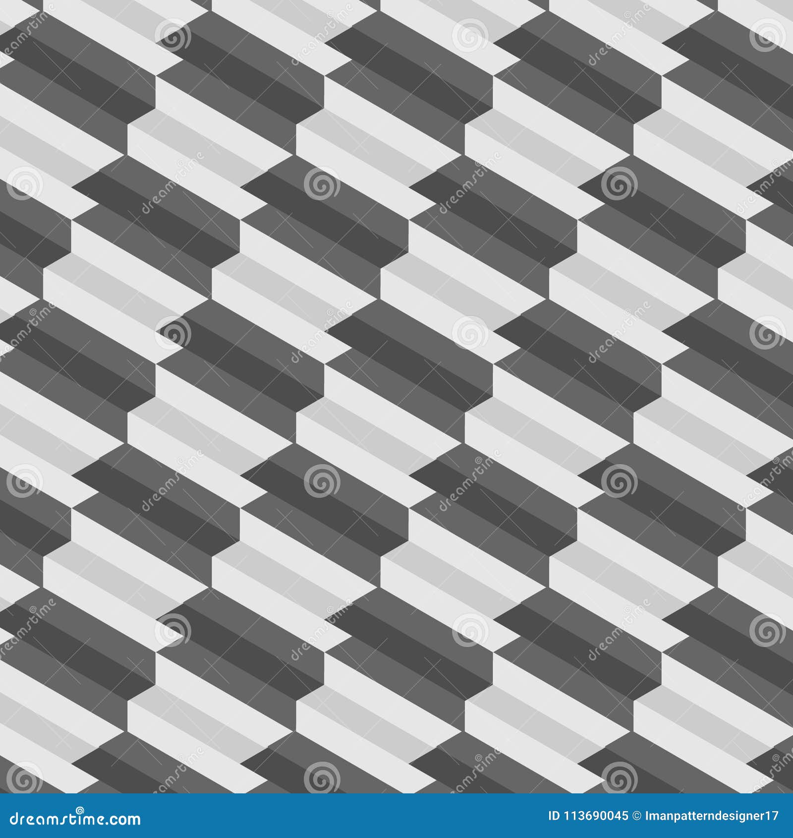 Stairs Repeating Pattern. Monochromatic Abstract Background Stock ...