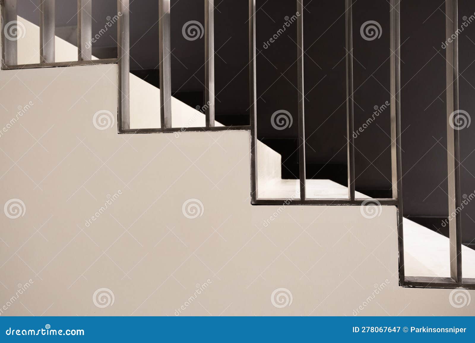 Stairs side view stock image. Image of staircase, wall - 278067647