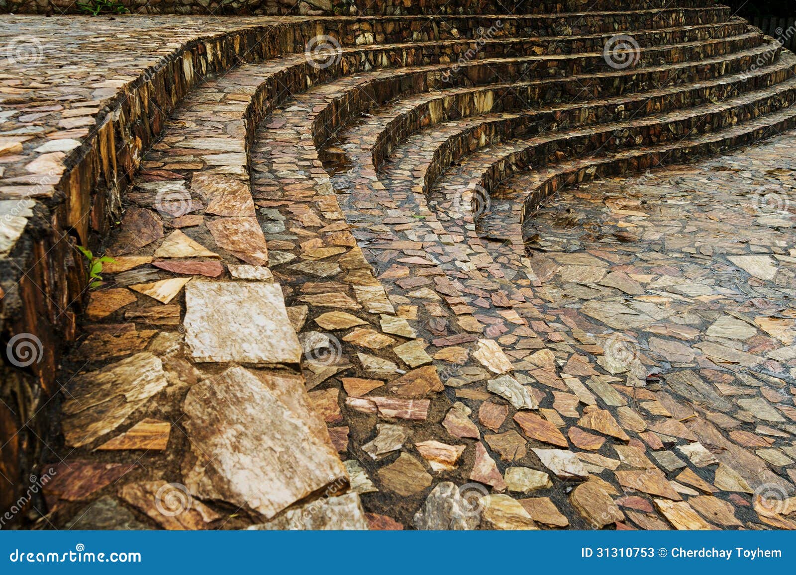 Stairs stone. stock image. Image of floor, sidewalk, curve - 31310753