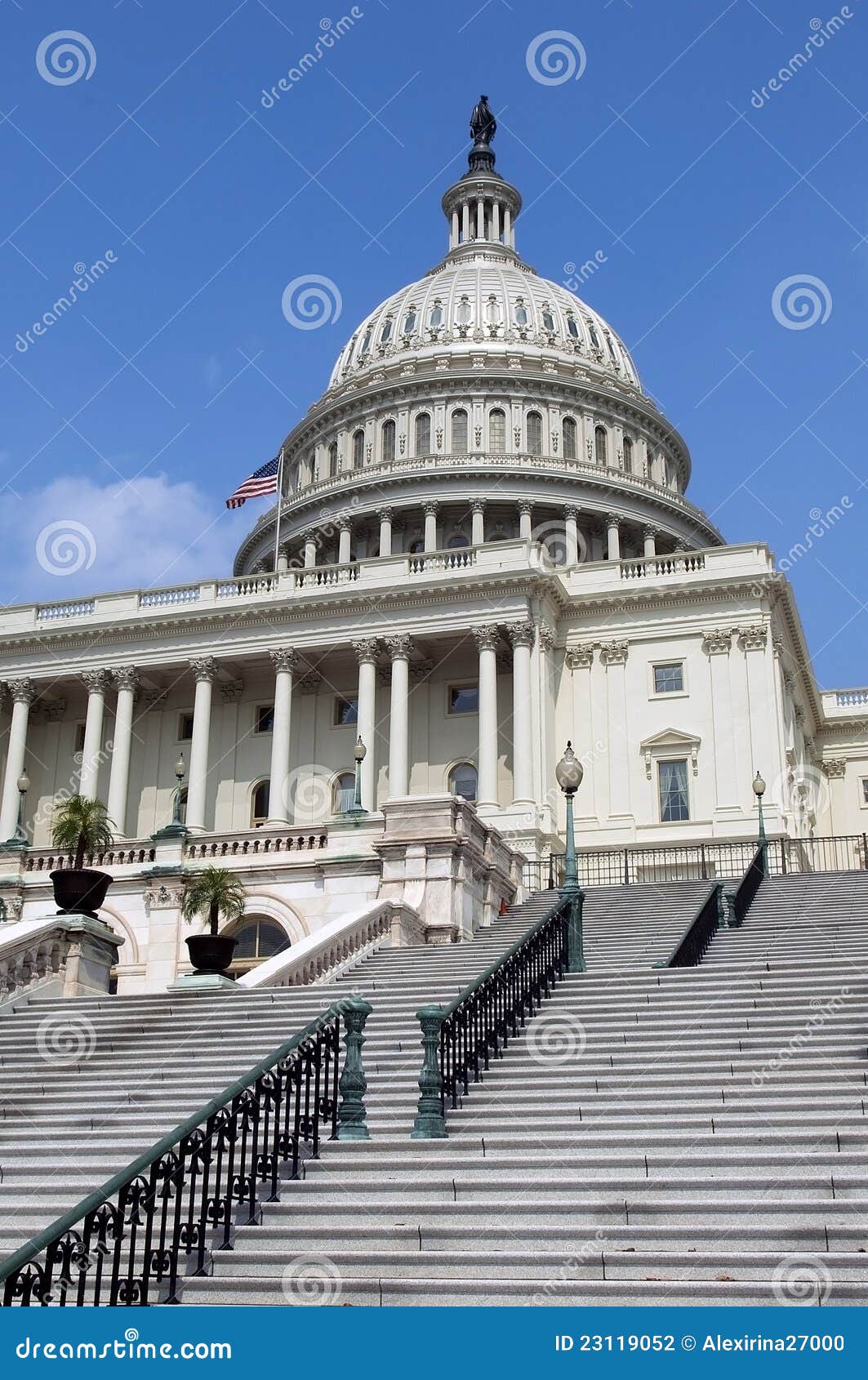 Stairs to the Capitol stock photo. Image of dome, political - 23119052
