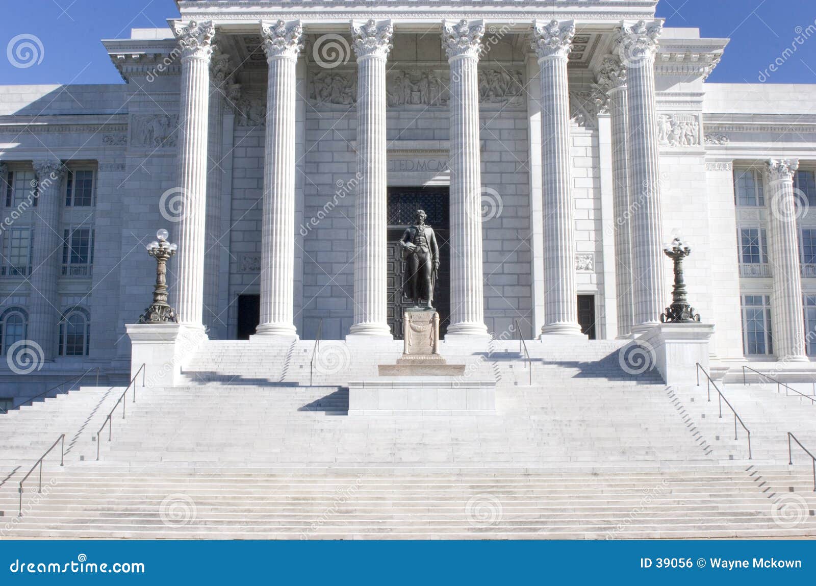 Stairs To the Capitol Building. Stock Photo - Image of illuminated ...