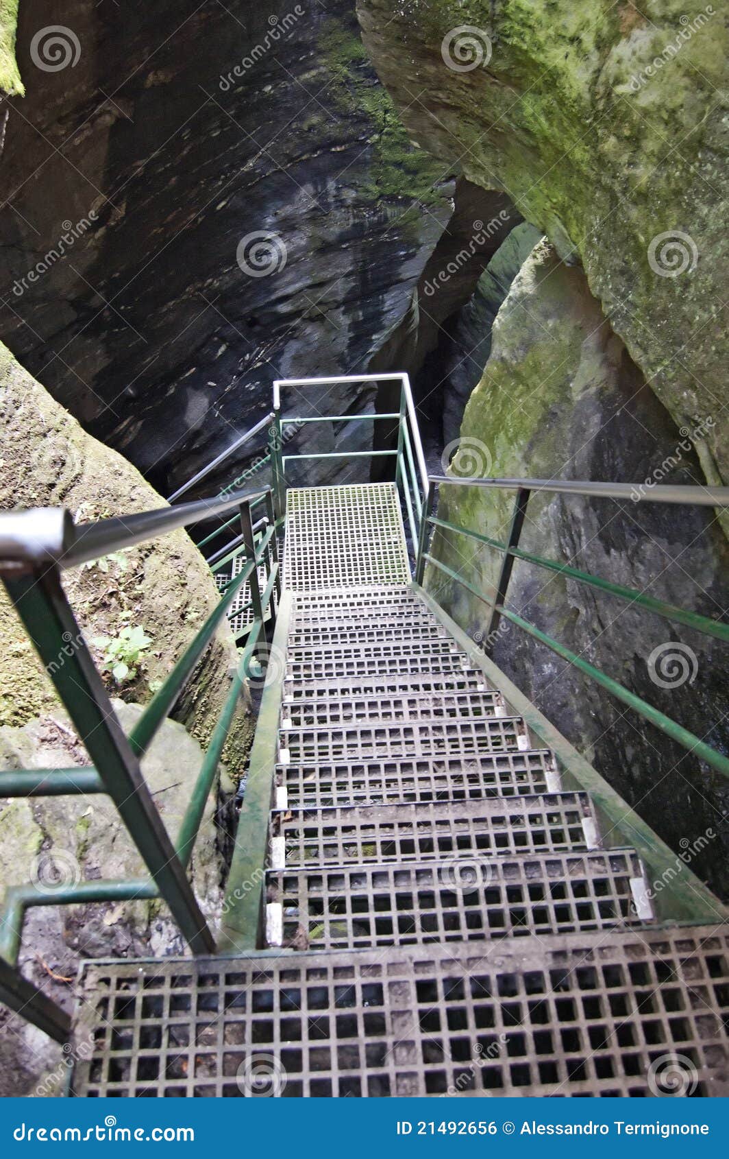 Stairs to the cave stock photo. Image of nature, darkness - 21492656