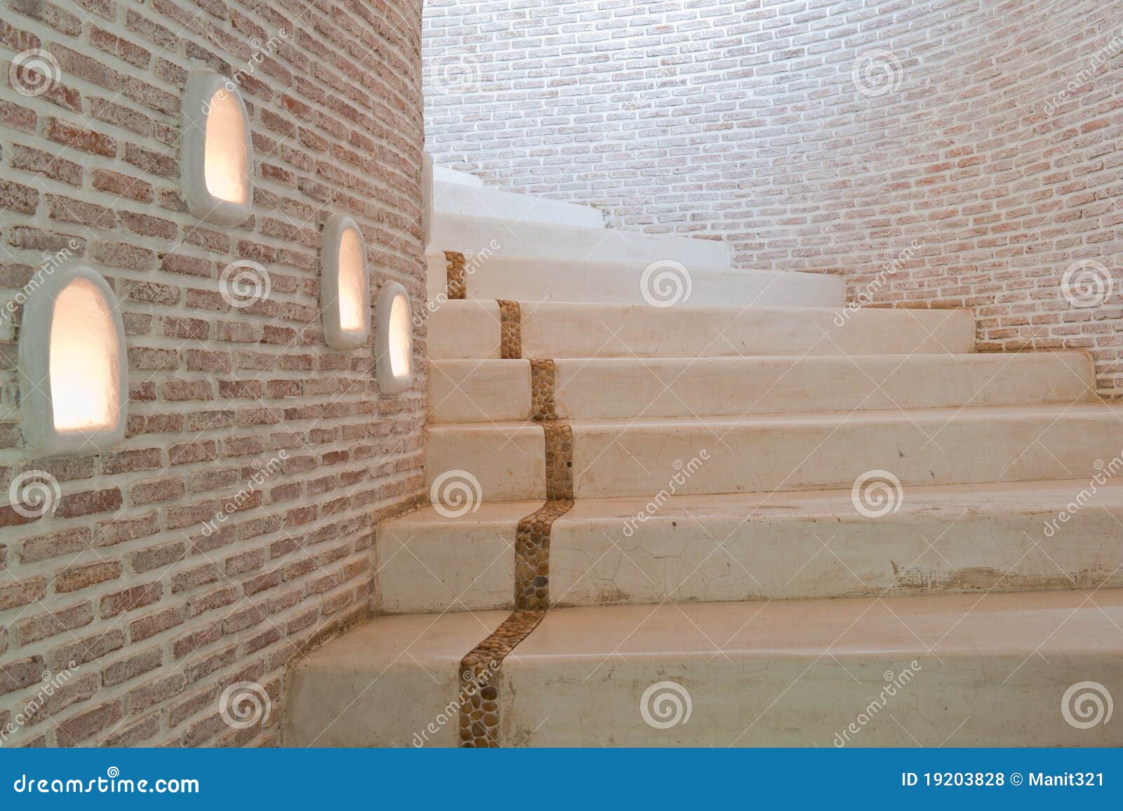 The Stairs To the Second Floor. Stock Photo - Image of staircase, white ...
