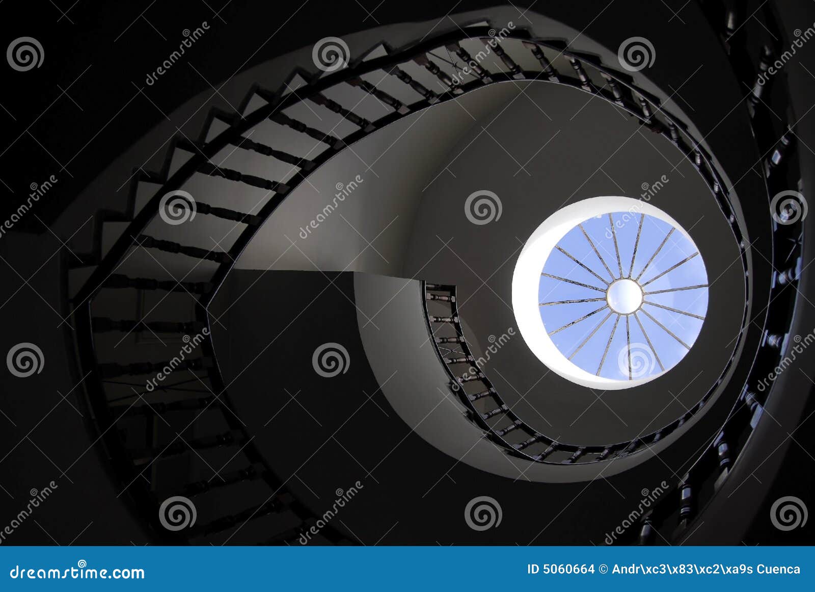 Spiral Rounded Ramp Stairs. Stock Image | CartoonDealer.com #209290651