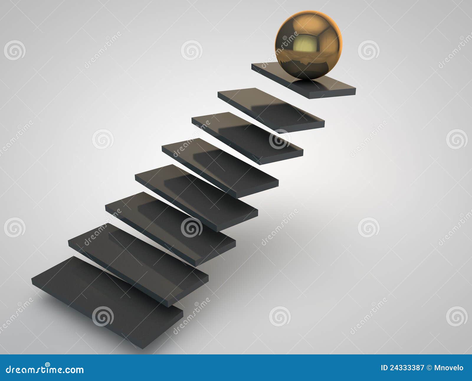 Stairs to success stock illustration. Illustration of contrast - 24333387