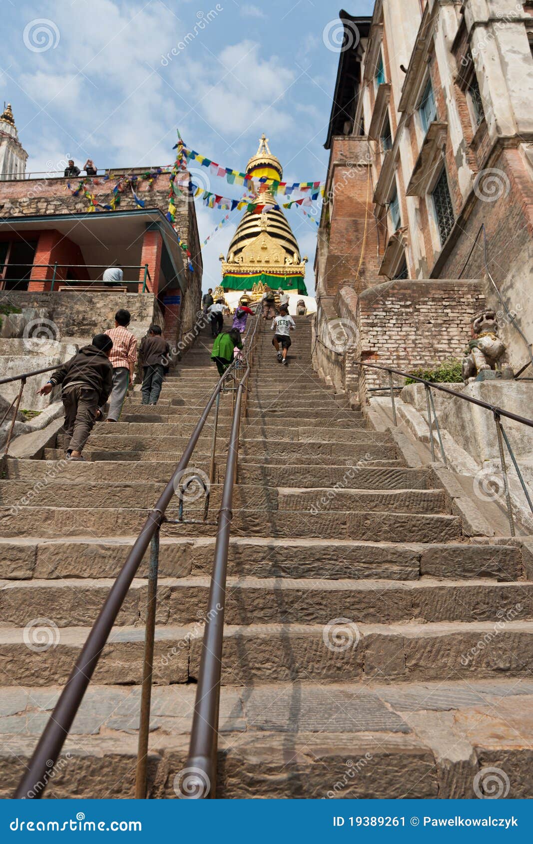 Swayambhunath Is An Ancient Religious Complex Atop A Hill In The ...