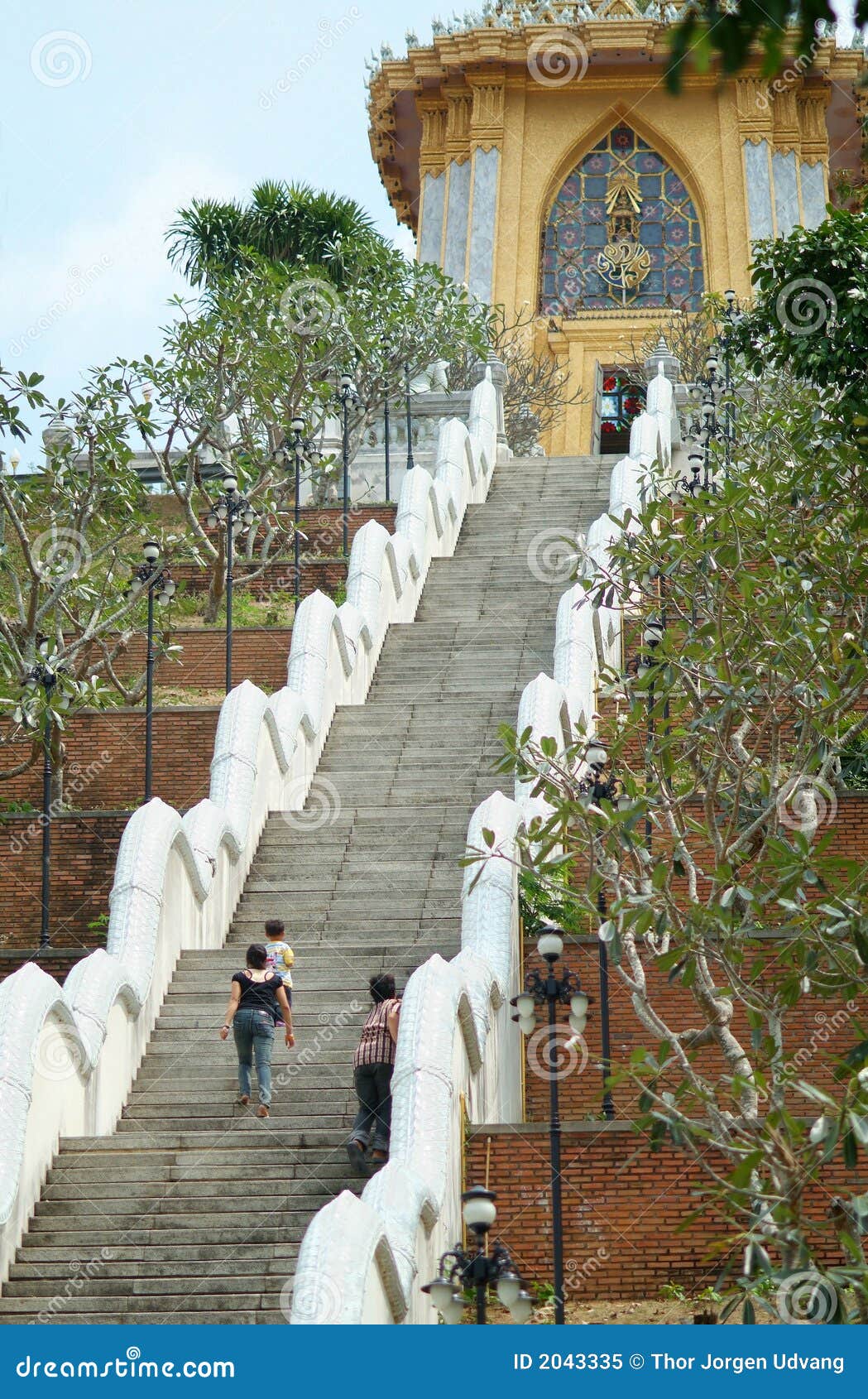 Stairs To A Temple Picture. Image: 2043335