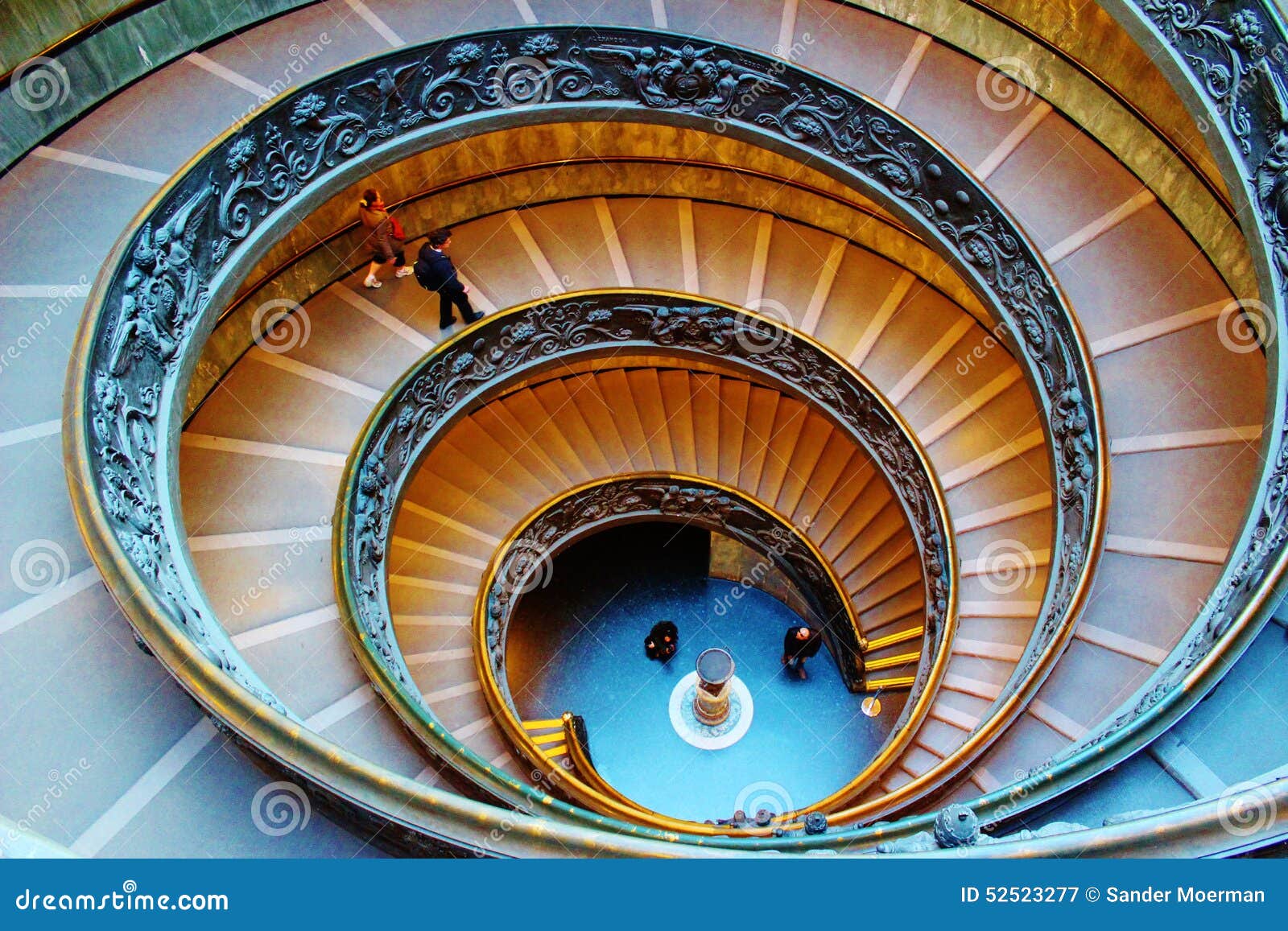 Stairs at the Vatican Museum in Rome Editorial Photography - Image of ...