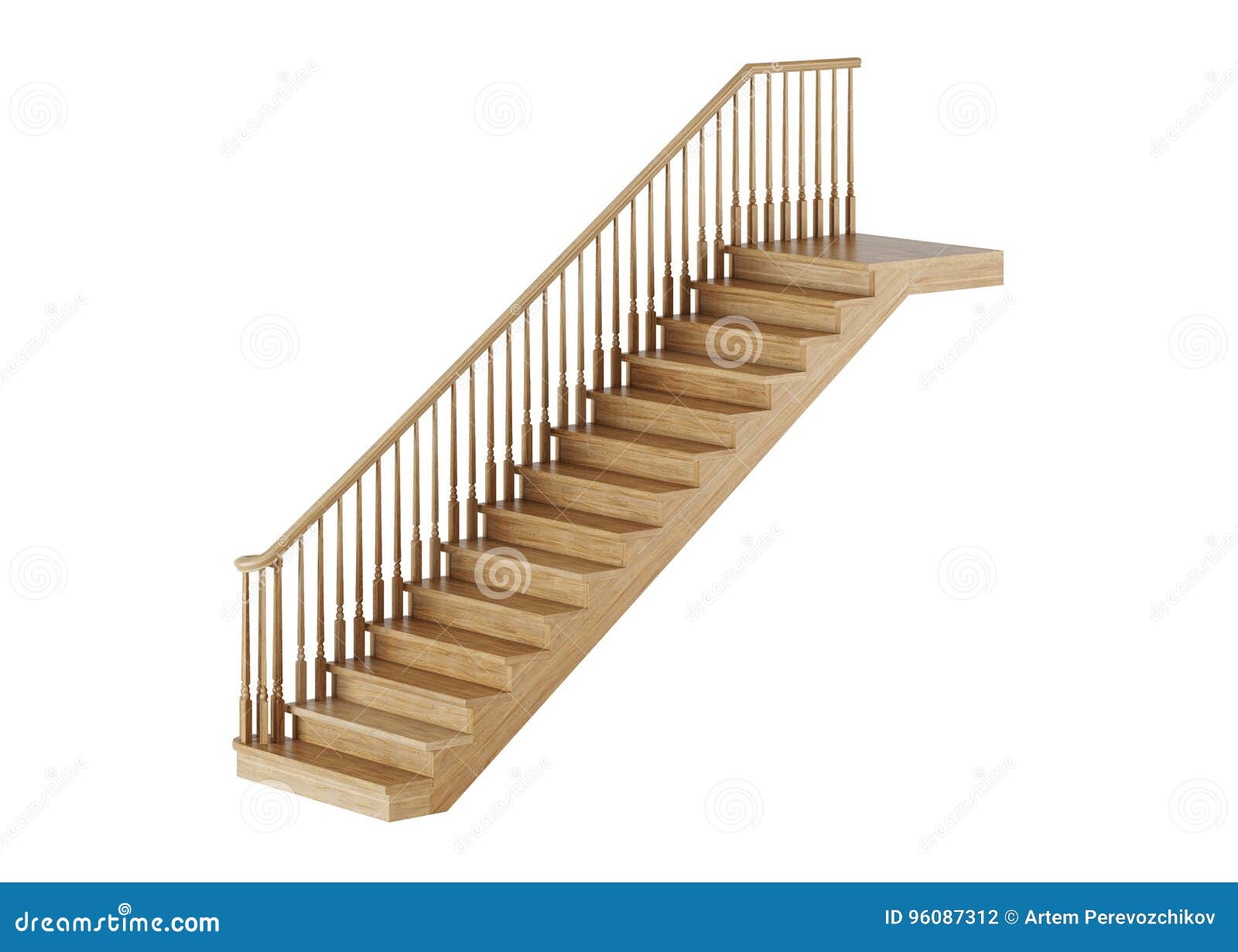 Stairs on White Background. Stock Illustration - Illustration of hall ...