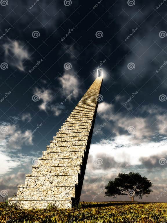 A stairway stock image. Image of life, peace, heaven, explore - 4406983