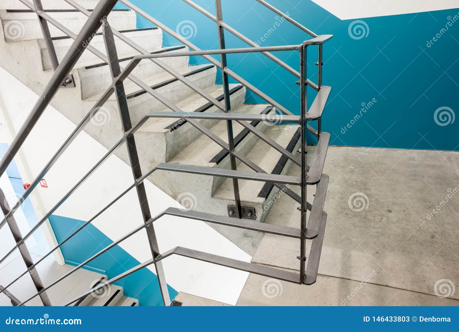 Stairway in building stock image. Image of building - 146433803