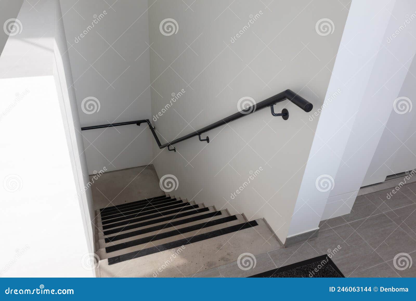 Stairway in the building stock photo. Image of concept - 246063144