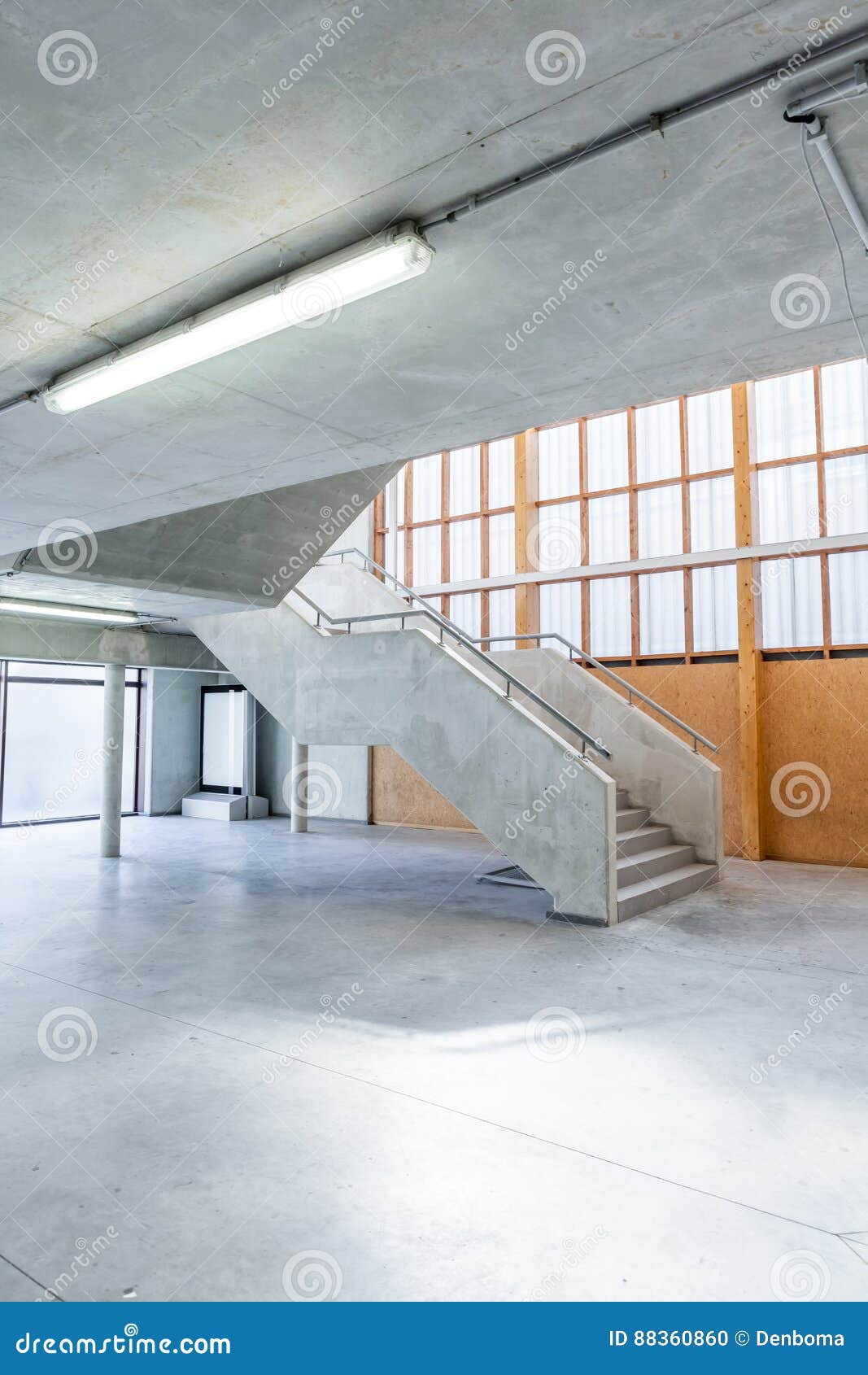 Stairway in building stock photo. Image of floor, construction - 88360860