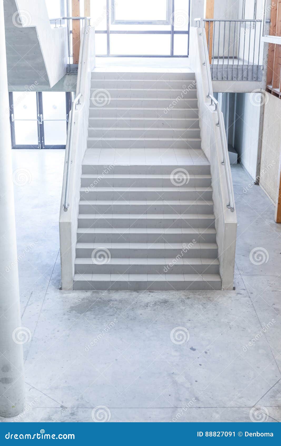 Stairway in building stock image. Image of stairways - 88827091