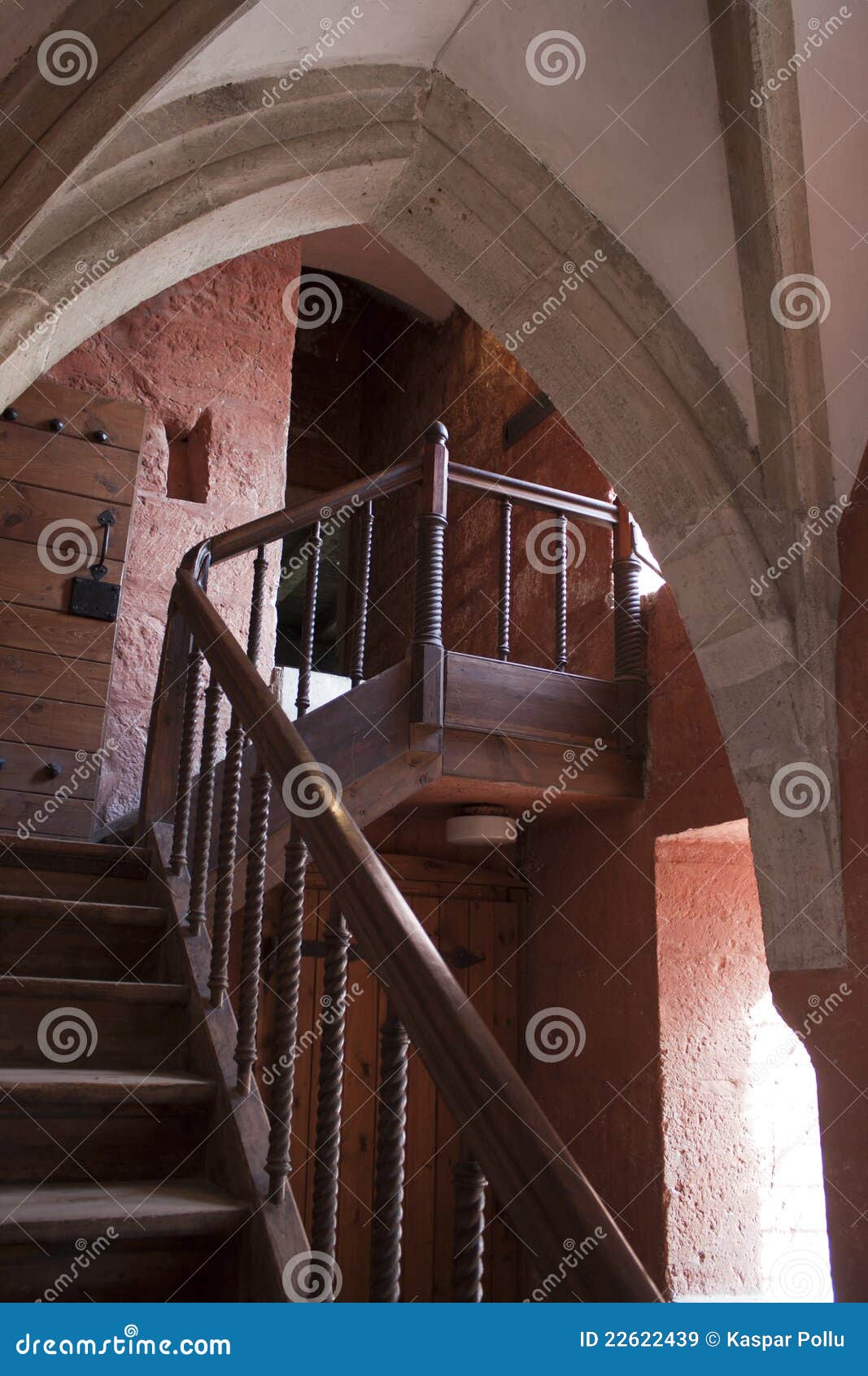 Stairway in Castle stock image. Image of holy, church - 22622439