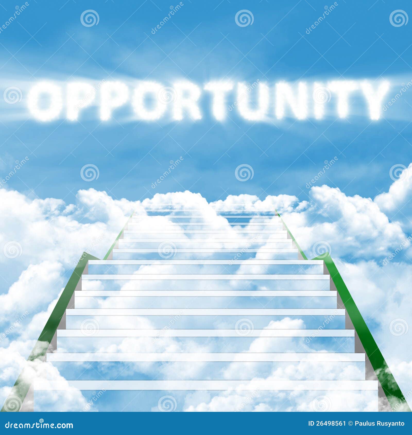 Stairway of opportunity stock illustration. Illustration of corporate ...
