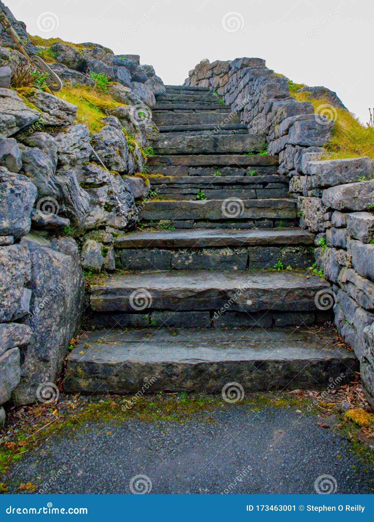 Stairway in the rocks stock image. Image of local, rocks - 173463001