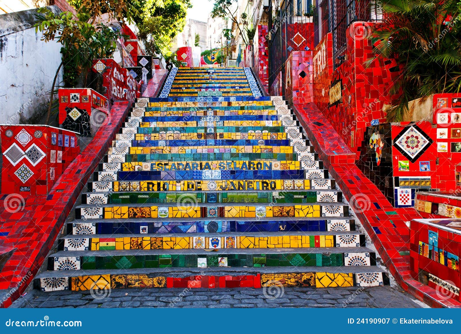 The stairway Selaron editorial photography. Image of downtown - 24190907