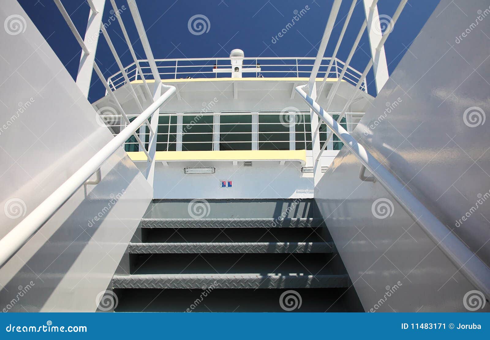 Stairway on ship stock image. Image of iron, ship, yacht - 11483171