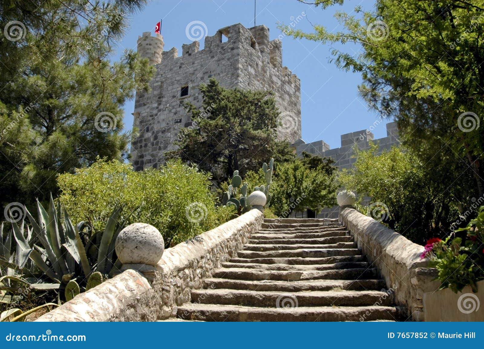 Stairway to the castle stock photo. Image of stairs, power - 7657852